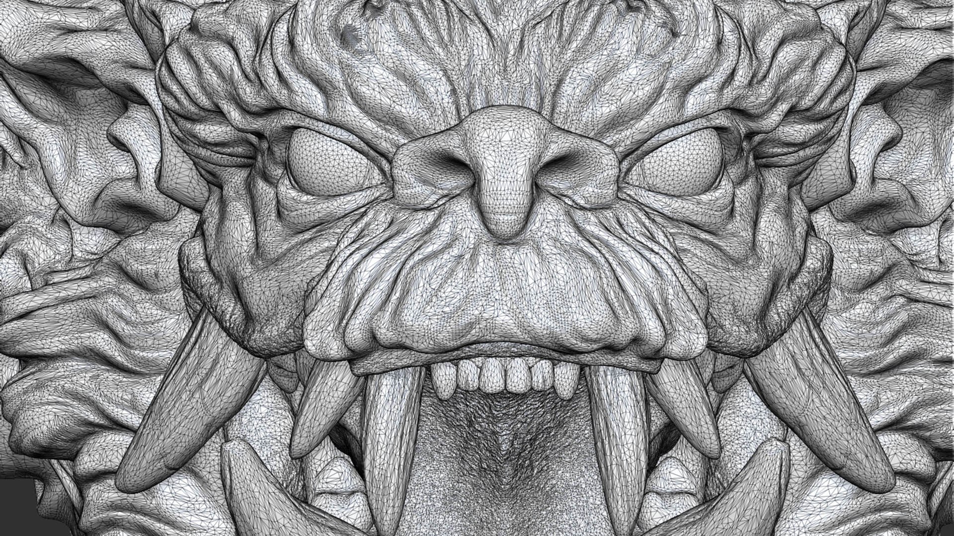 Chinese Dragon Grin 3D Model - TurboSquid 1869425