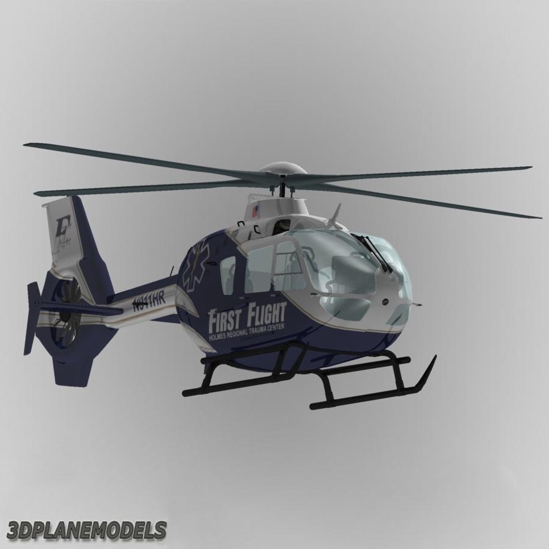 3d Model Of Eurocopter Ec-135 Flight Medical