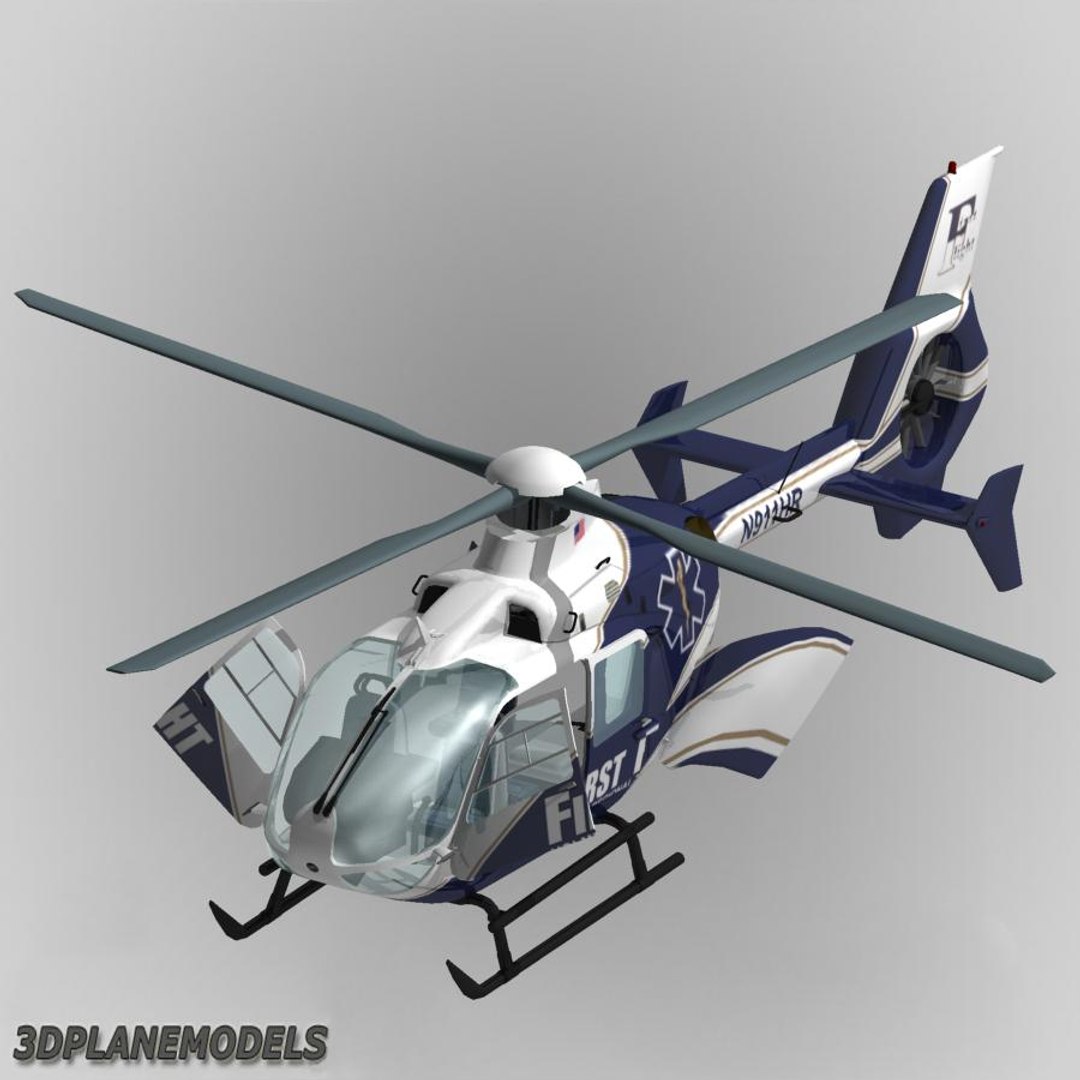 3d Model Of Eurocopter Ec-135 Flight Medical