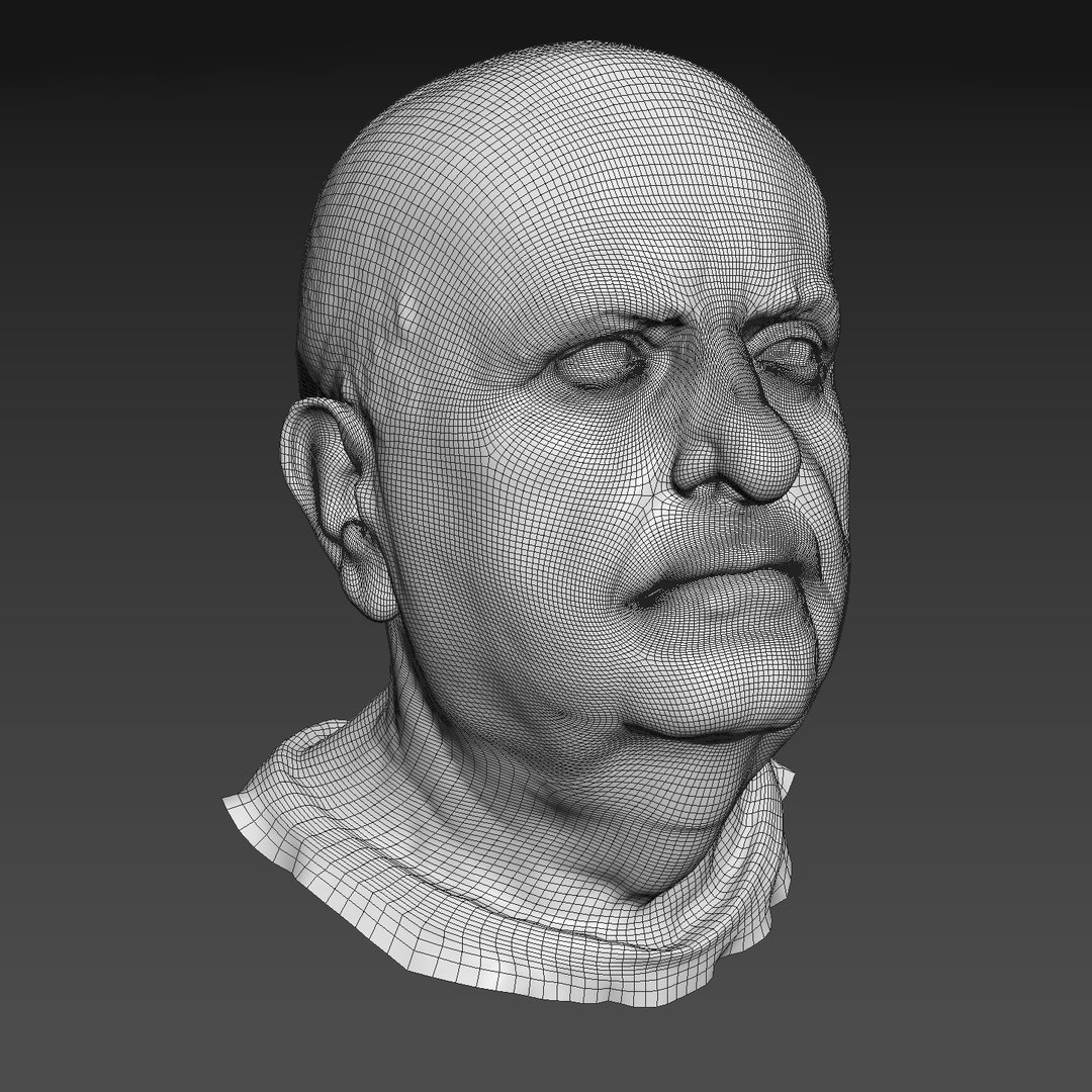 Male Face Scan 3D Model - TurboSquid 2102953