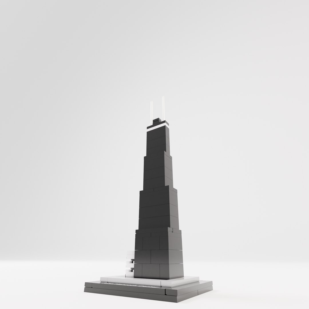 Free Lego Architecture - John Hancock Cente Model - TurboSquid 1867258
