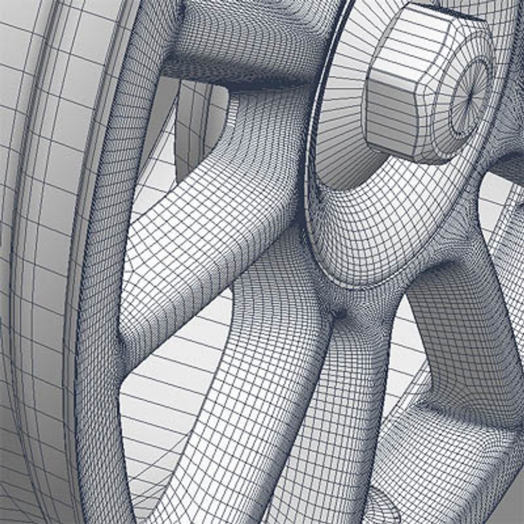 Wheel Rim 3d Model