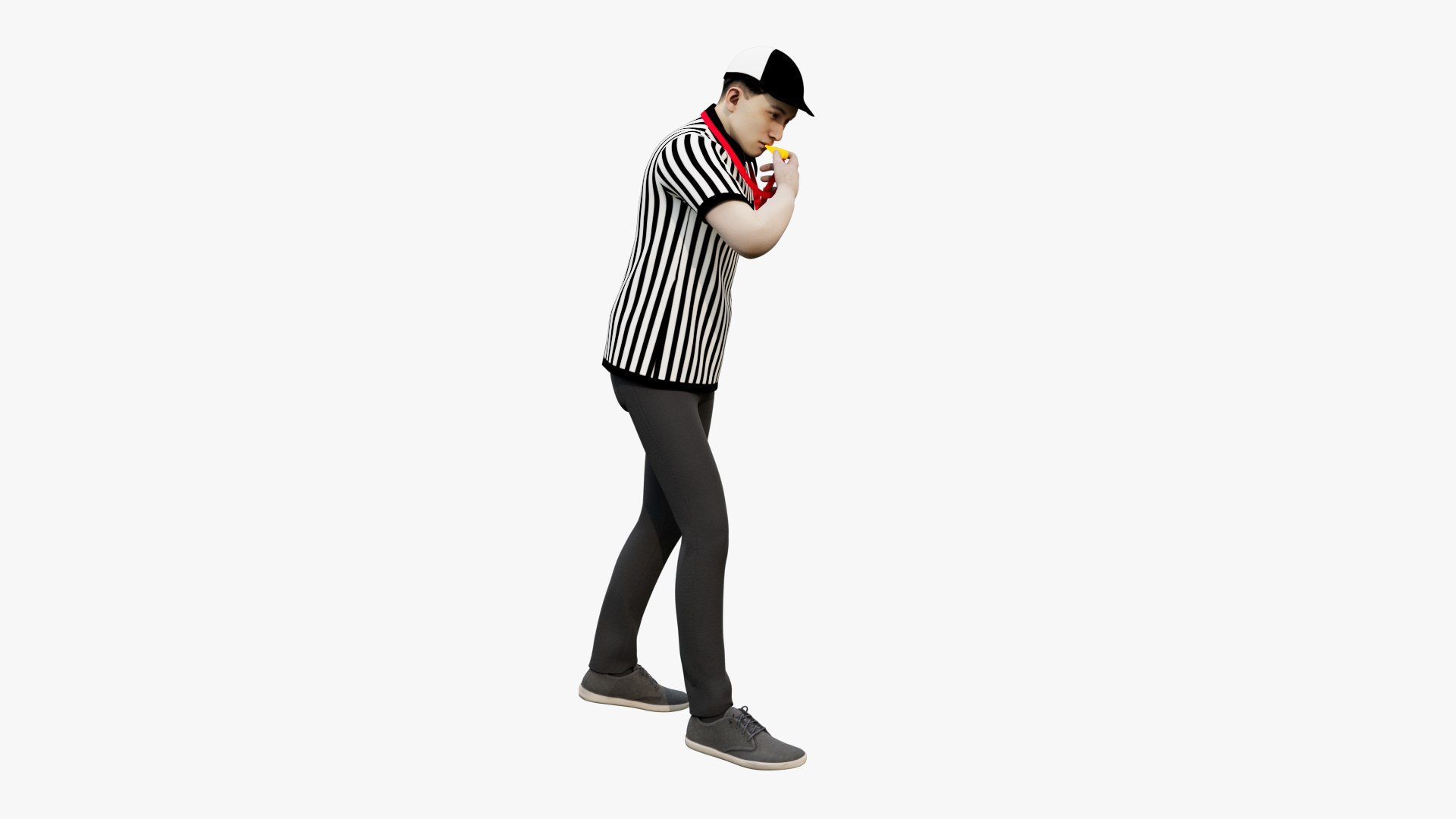 Official Male Referee 3D Model - TurboSquid 2268650