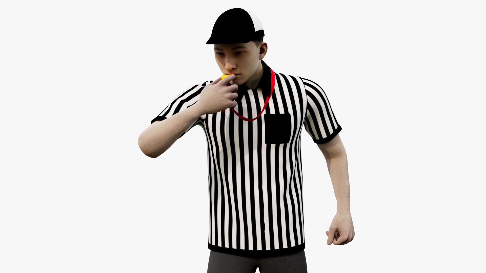 Official Male Referee 3D Model - TurboSquid 2268650