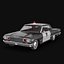 3d Chevy Impala 64 Police Car