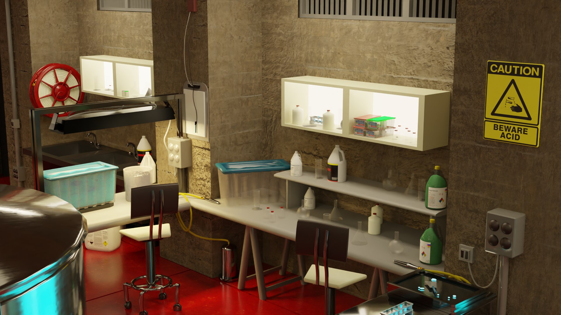 3D Laboratory Imitation Of The Breaking Bad Series - TurboSquid 2212519