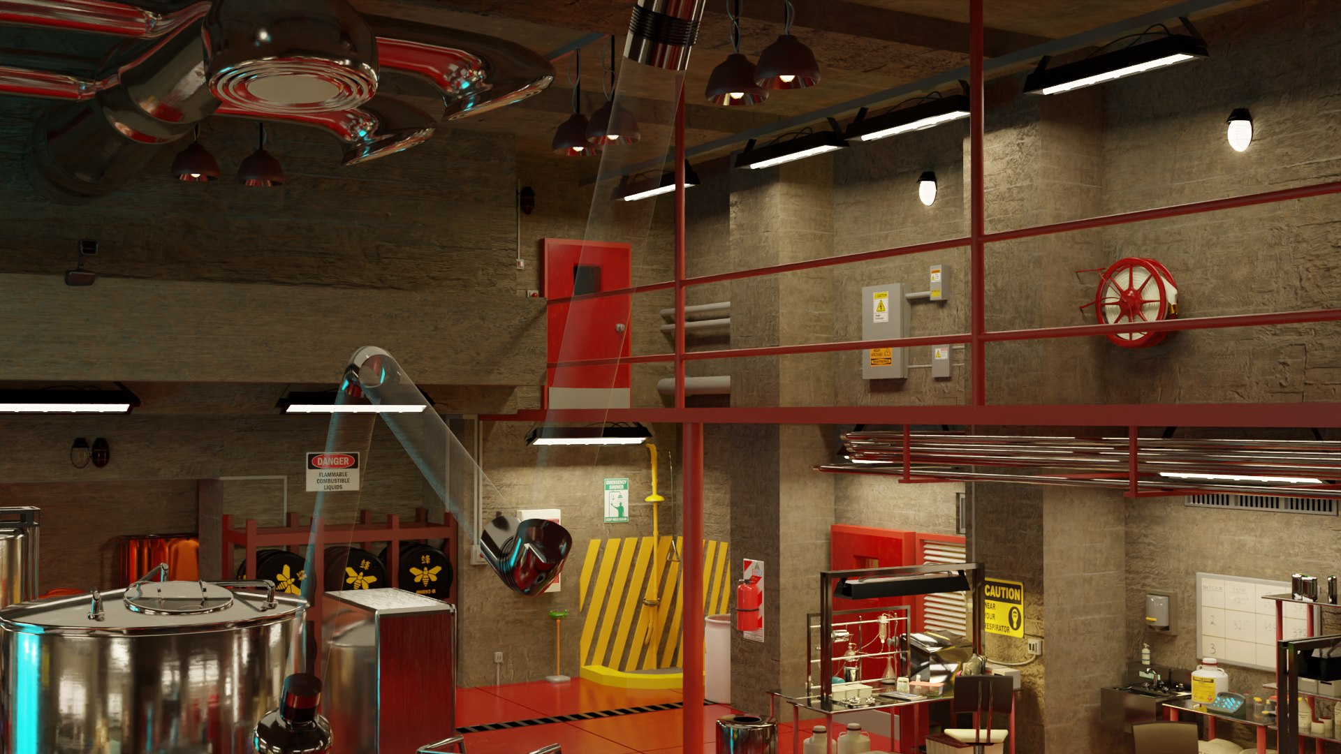 3D Laboratory Imitation Of The Breaking Bad Series - TurboSquid 2212519