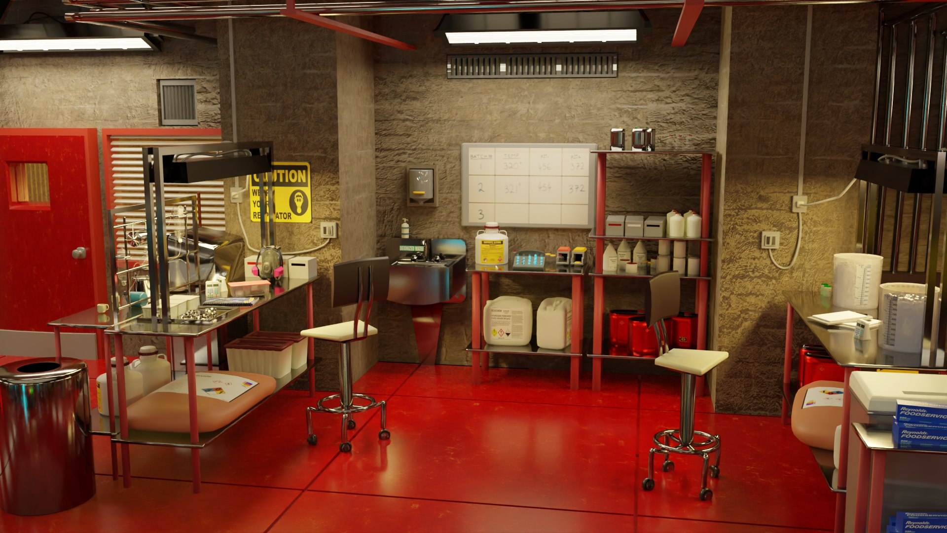 3D Laboratory Imitation Of The Breaking Bad Series - TurboSquid 2212519