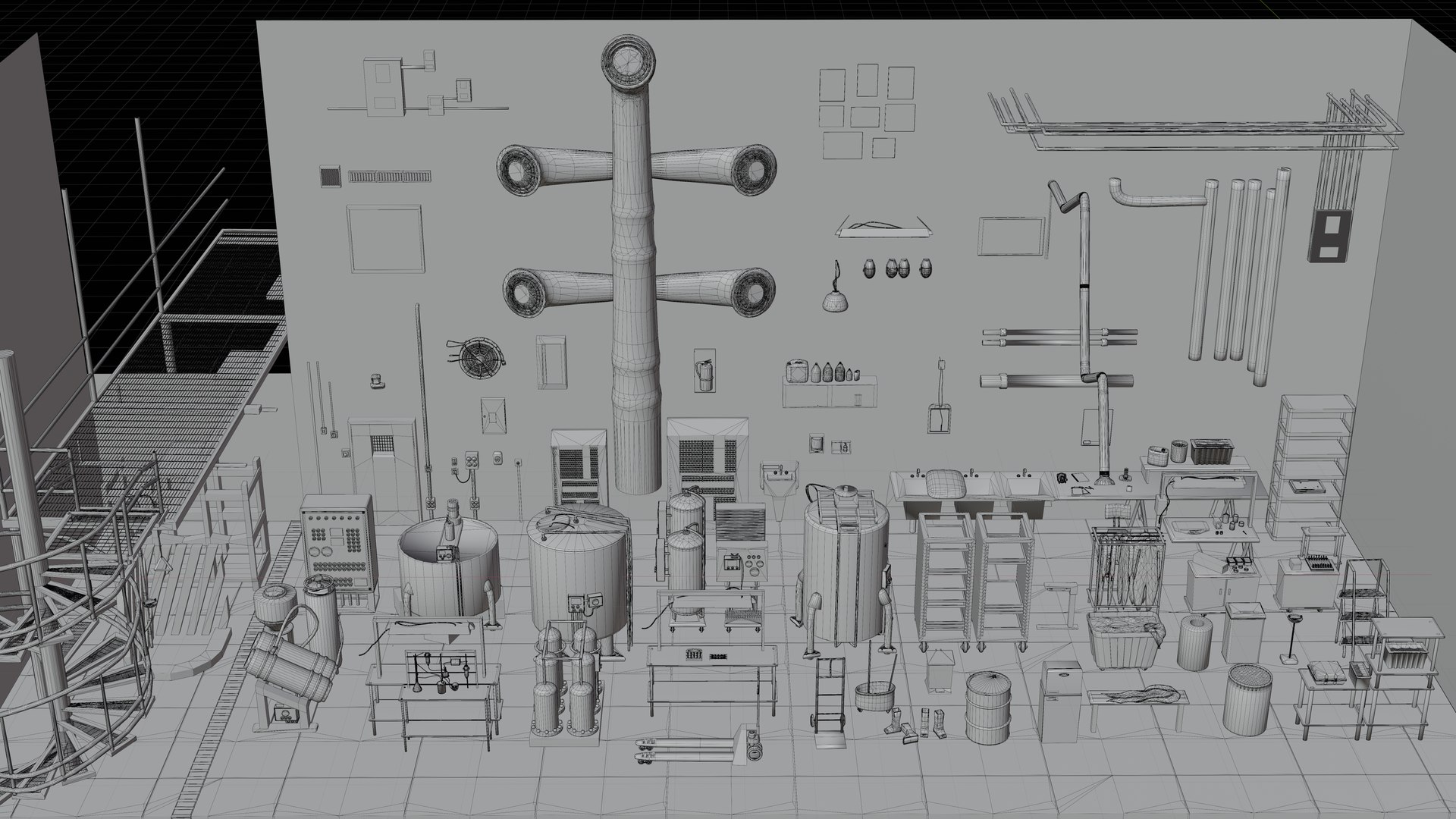 3D Laboratory Imitation Of The Breaking Bad Series - TurboSquid 2212519