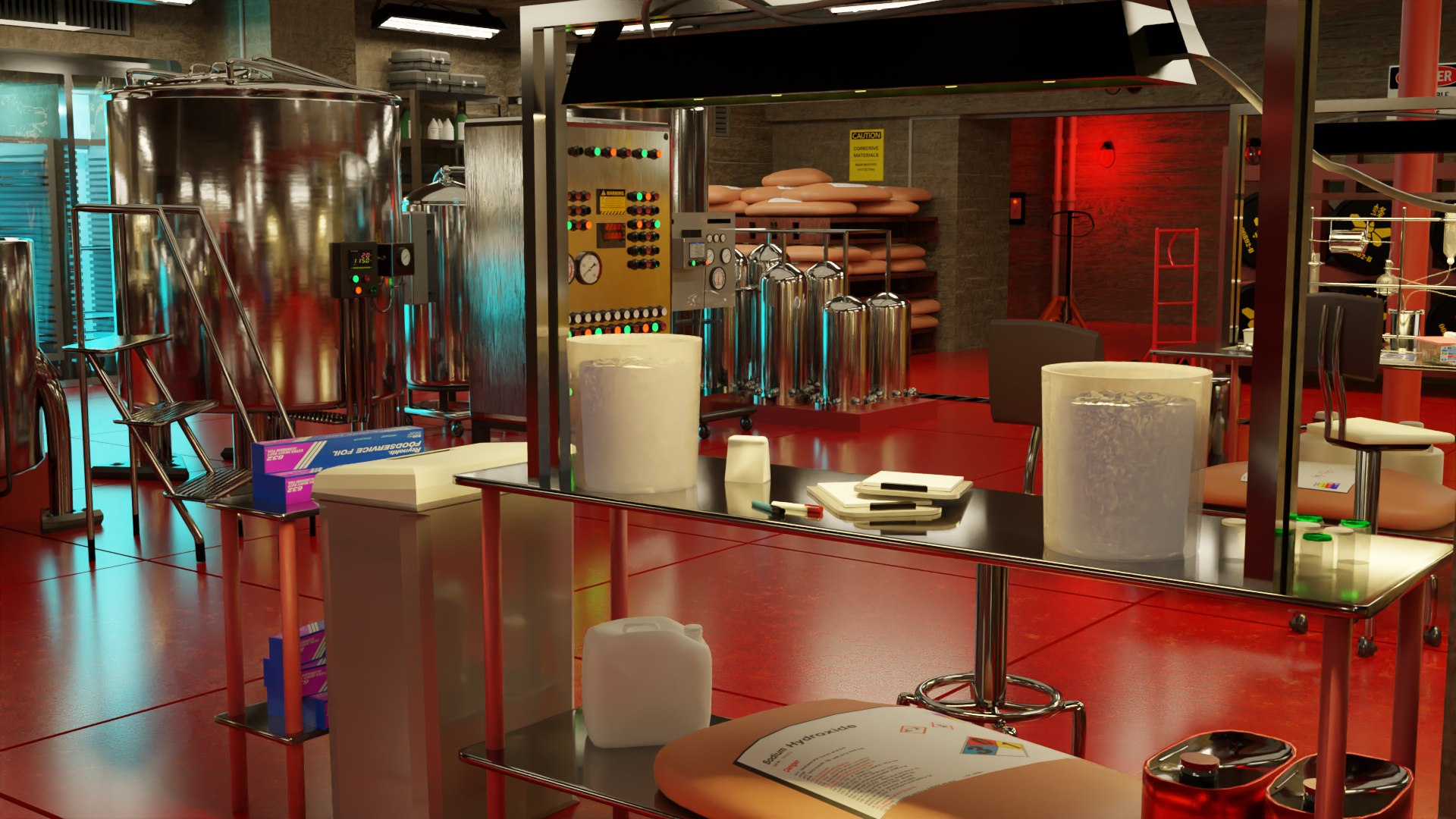 3D Laboratory Imitation Of The Breaking Bad Series - TurboSquid 2212519