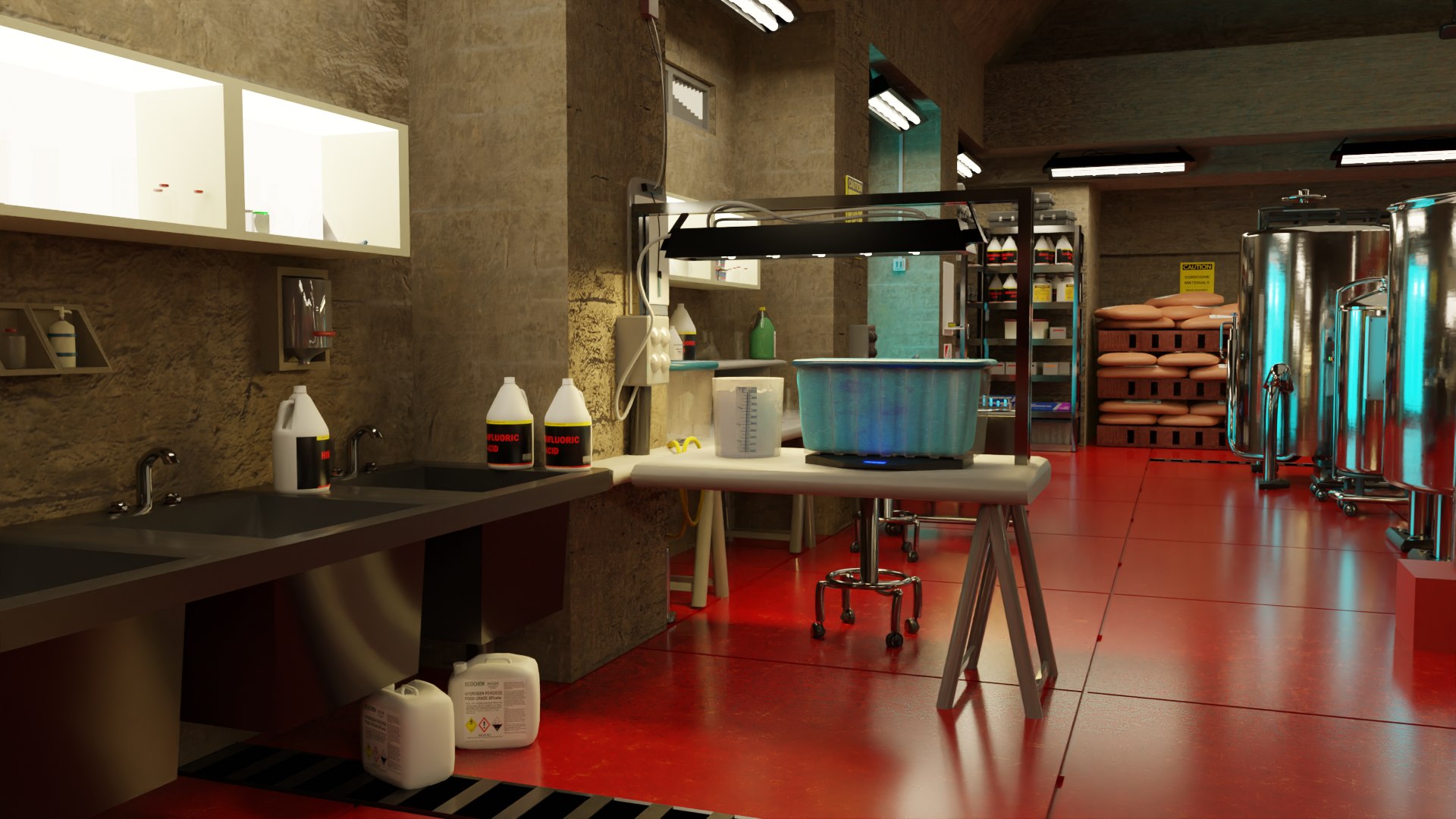 3D Laboratory Imitation Of The Breaking Bad Series - TurboSquid 2212519