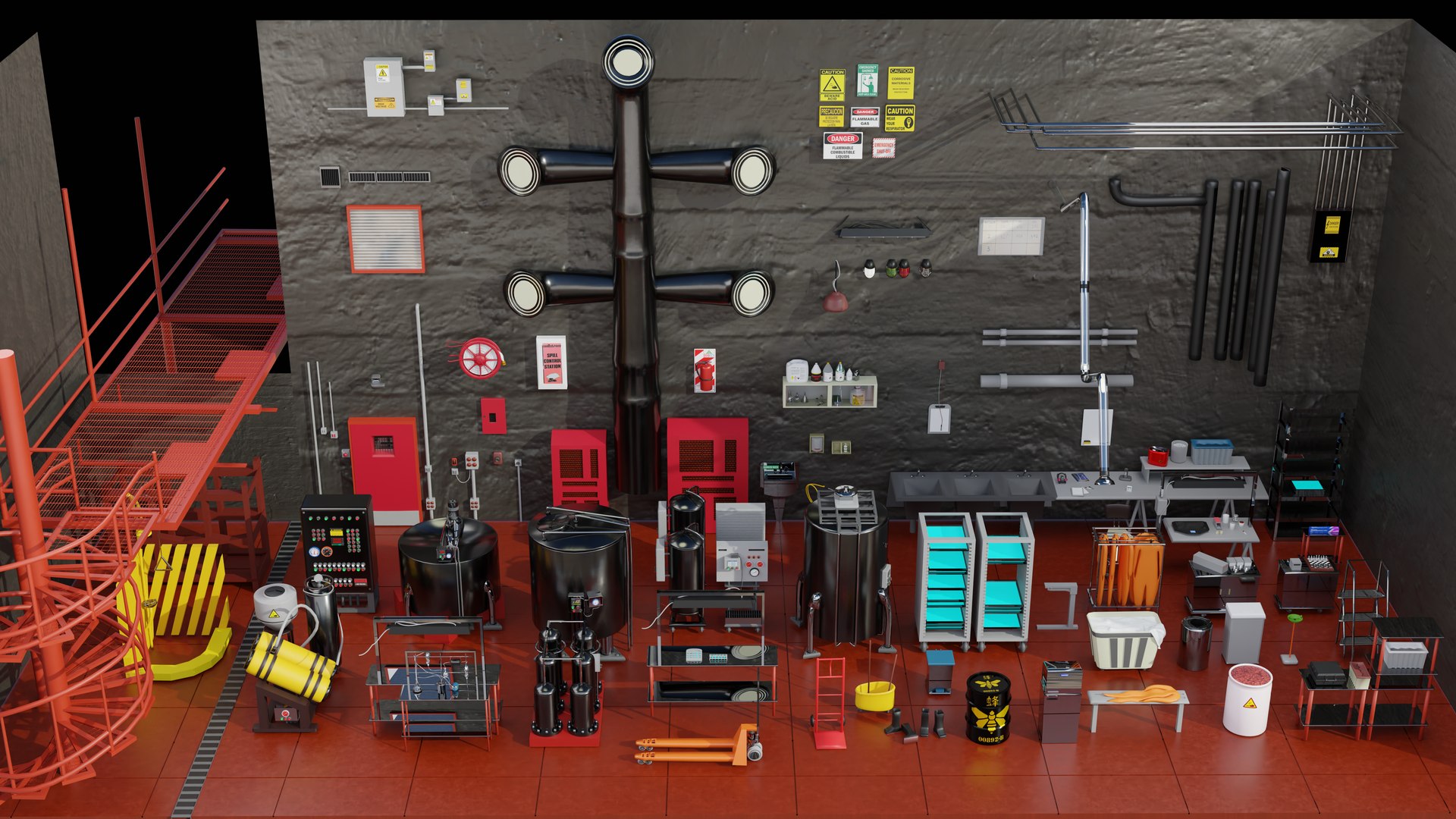 3D Laboratory Imitation Of The Breaking Bad Series - TurboSquid 2212519
