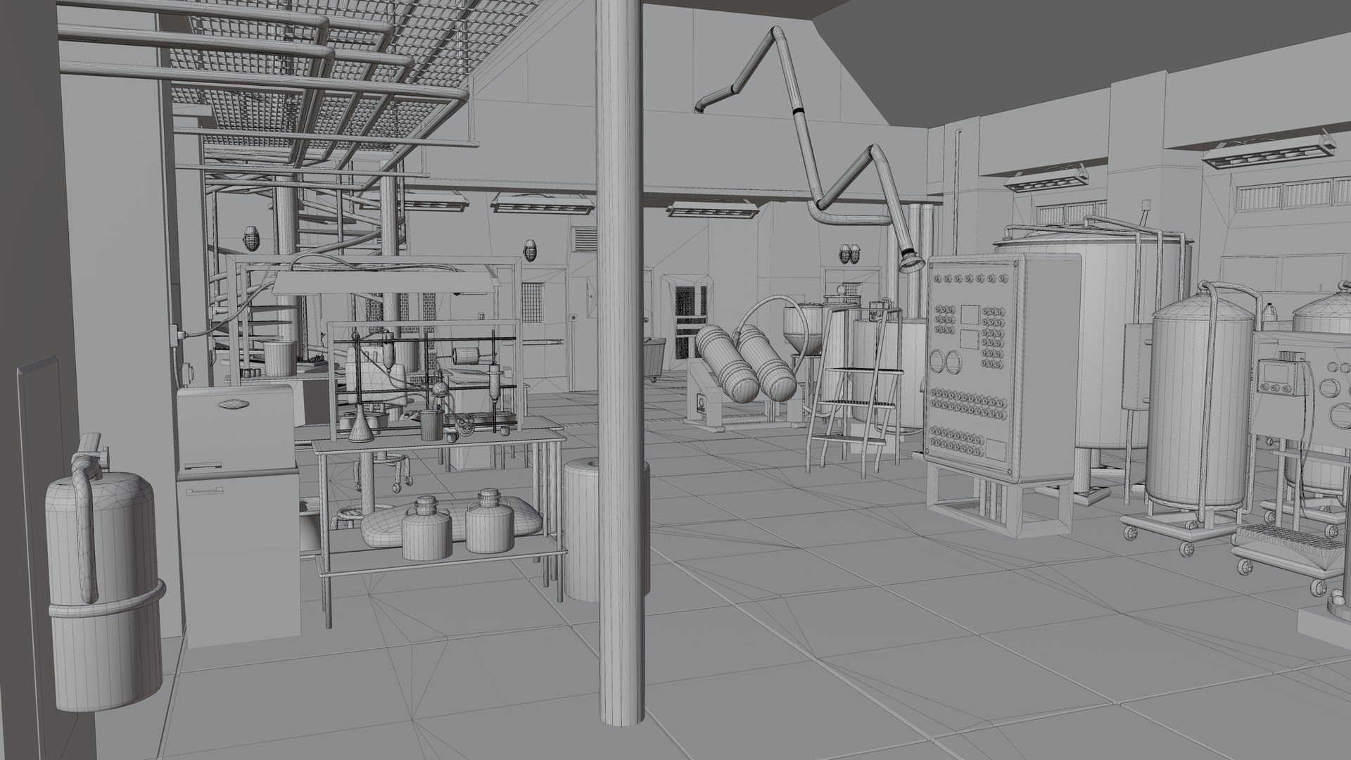 3D Laboratory Imitation Of The Breaking Bad Series - TurboSquid 2212519