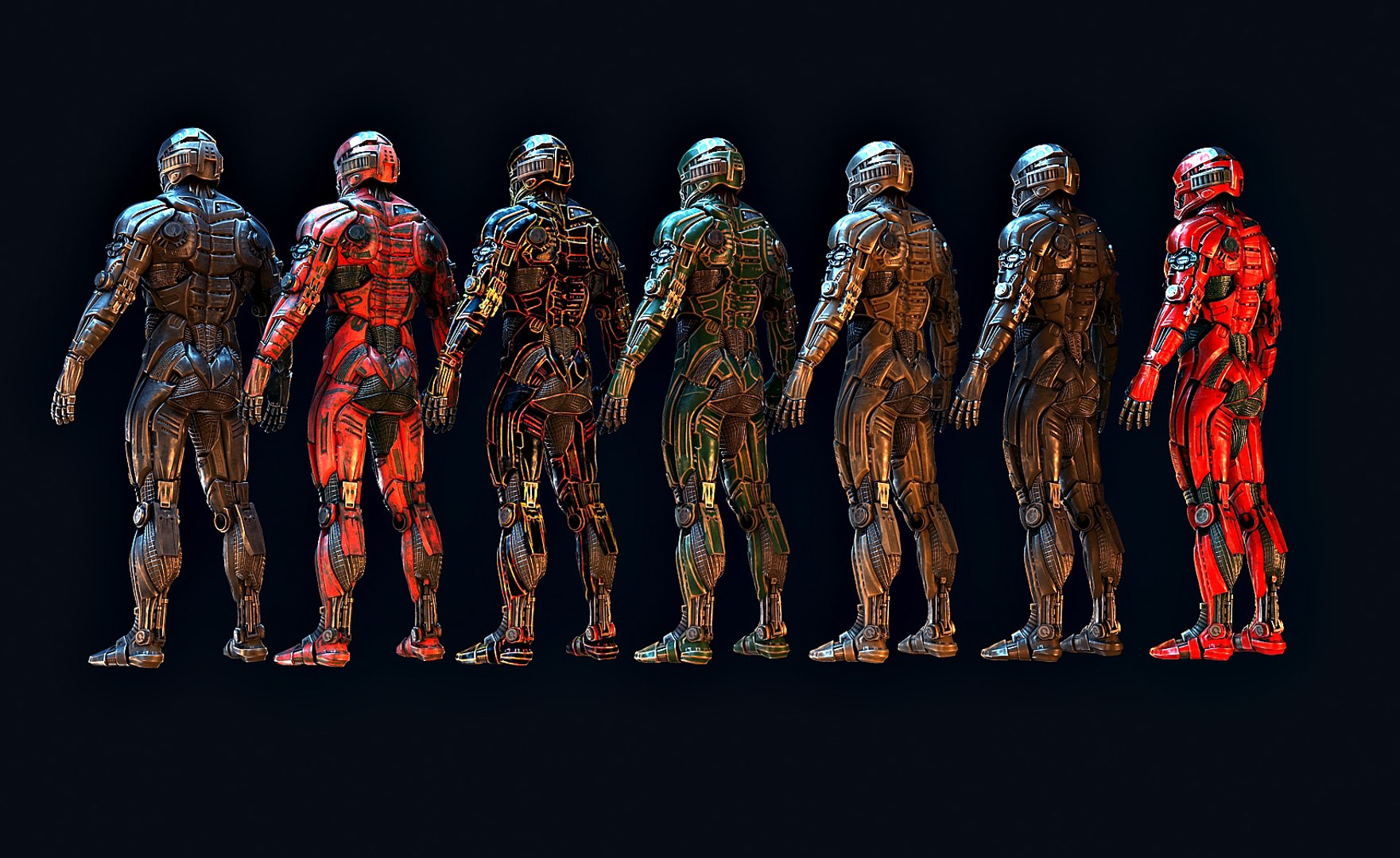 3d model super hero airon