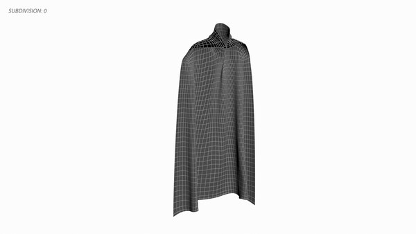 3d Model Superhero Cape Turbosquid 1815569