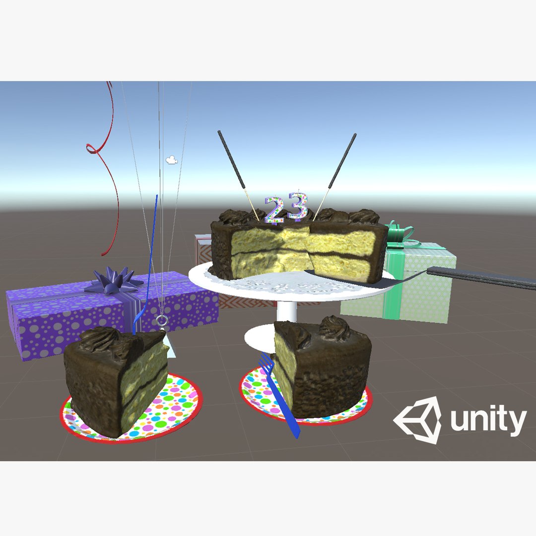 3D Cake Pbr Unity Model - TurboSquid 1354874