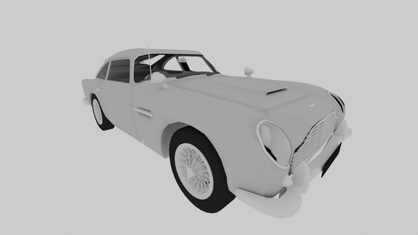 3D модель James Bond Aston Martin with interior - TurboSquid 1993959