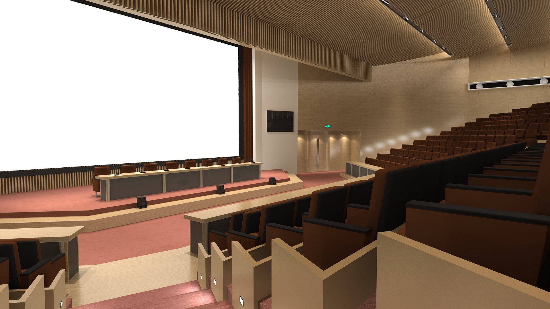 3D Lecture Hall 06 Model - TurboSquid 2111276