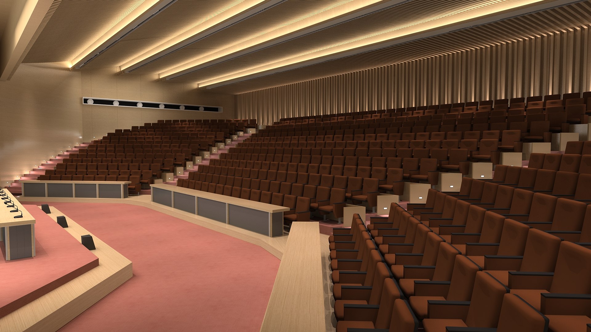 3D Lecture Hall 06 Model - TurboSquid 2111276
