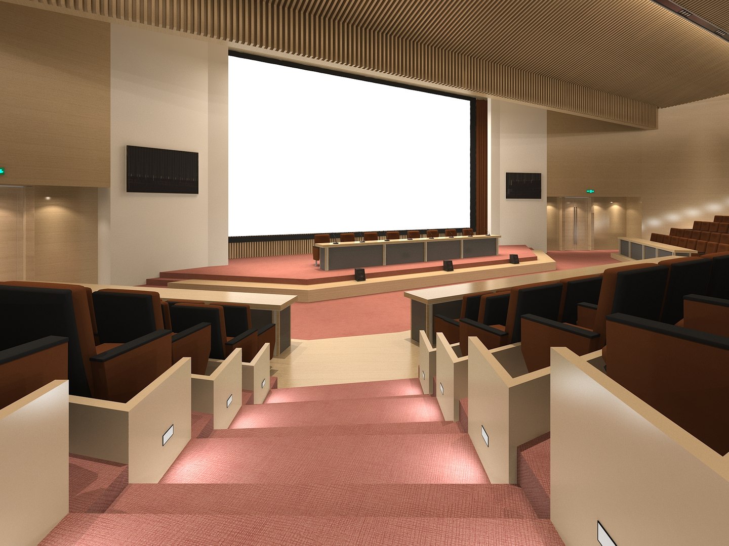 3D Lecture Hall 06 Model - TurboSquid 2111276