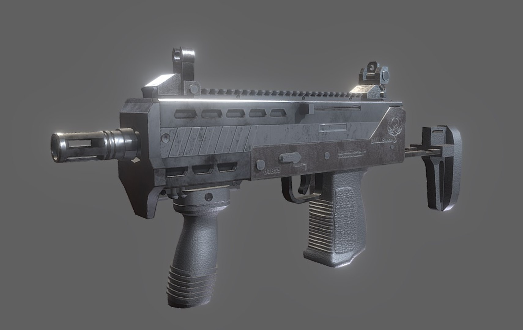 3D Model Mak-10 Gun Games - TurboSquid 1292620