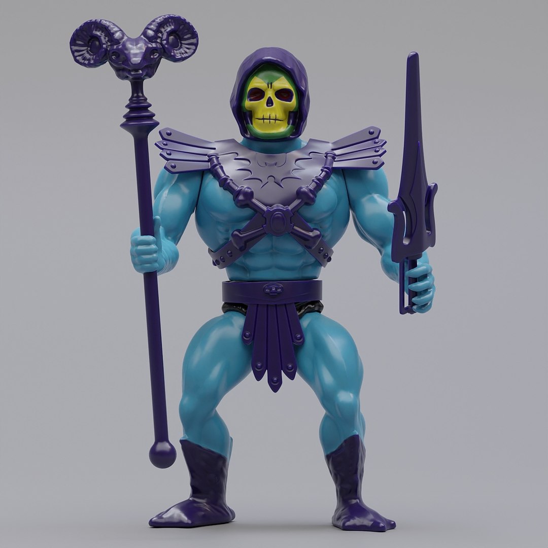 Skeletor Action Figure 3D model - TurboSquid 1975225