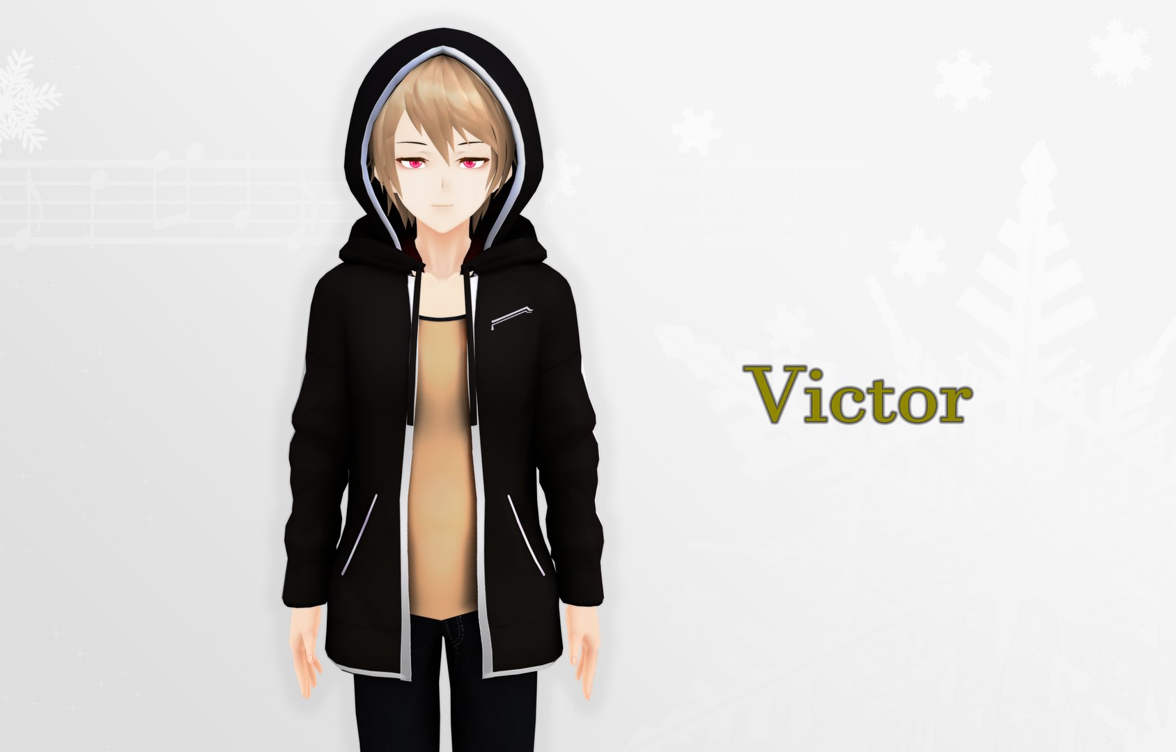 Victor V2 Original - Anime Style 3D Model - TurboSquid 1776248
