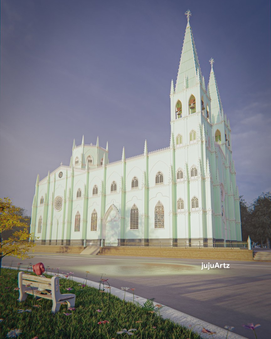 3D Gothic Church Filipino 3D Model Philippines - TurboSquid 1962594