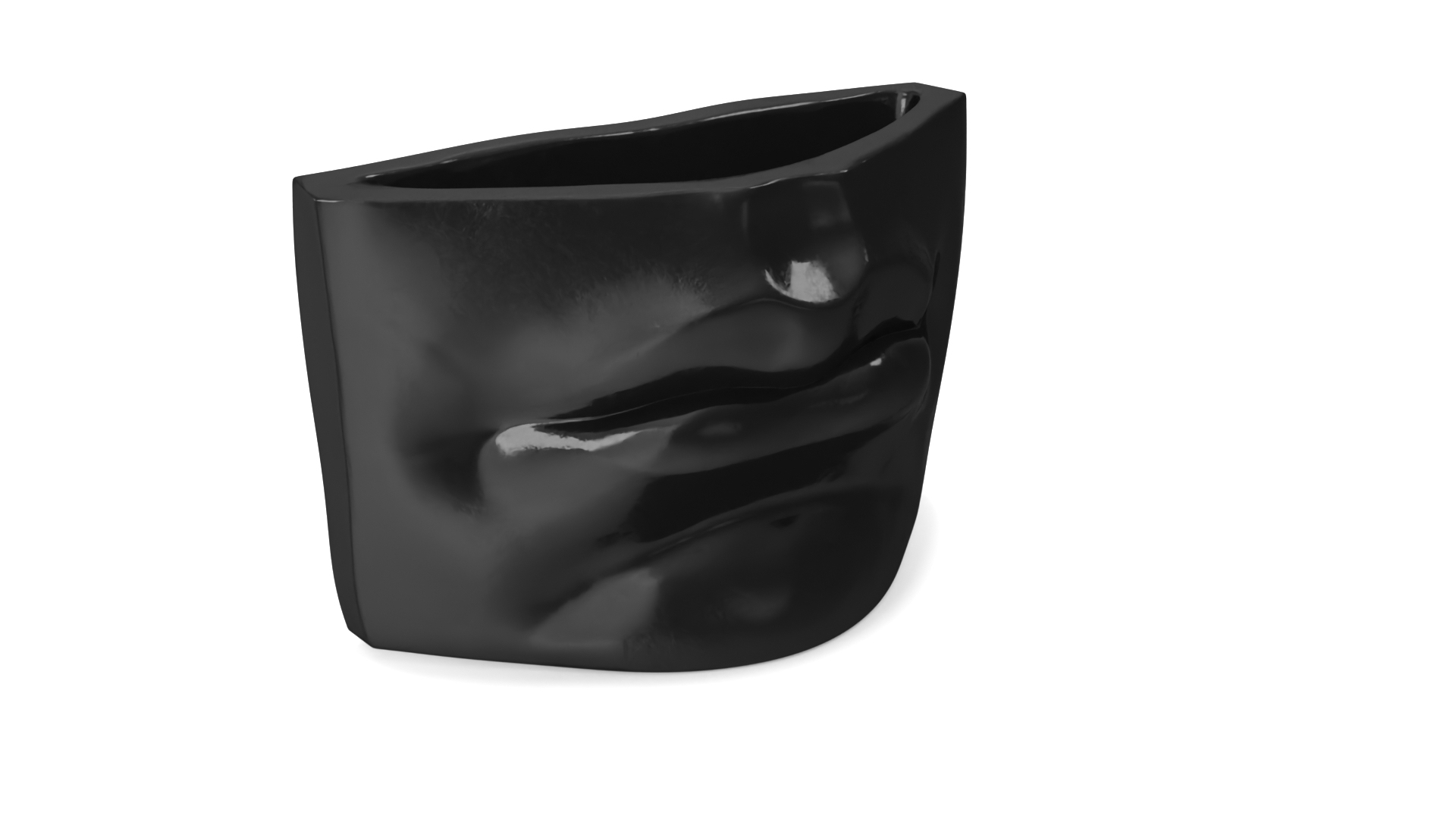 3D Michelangelo David Lips Decor Black - TurboSquid 2270245