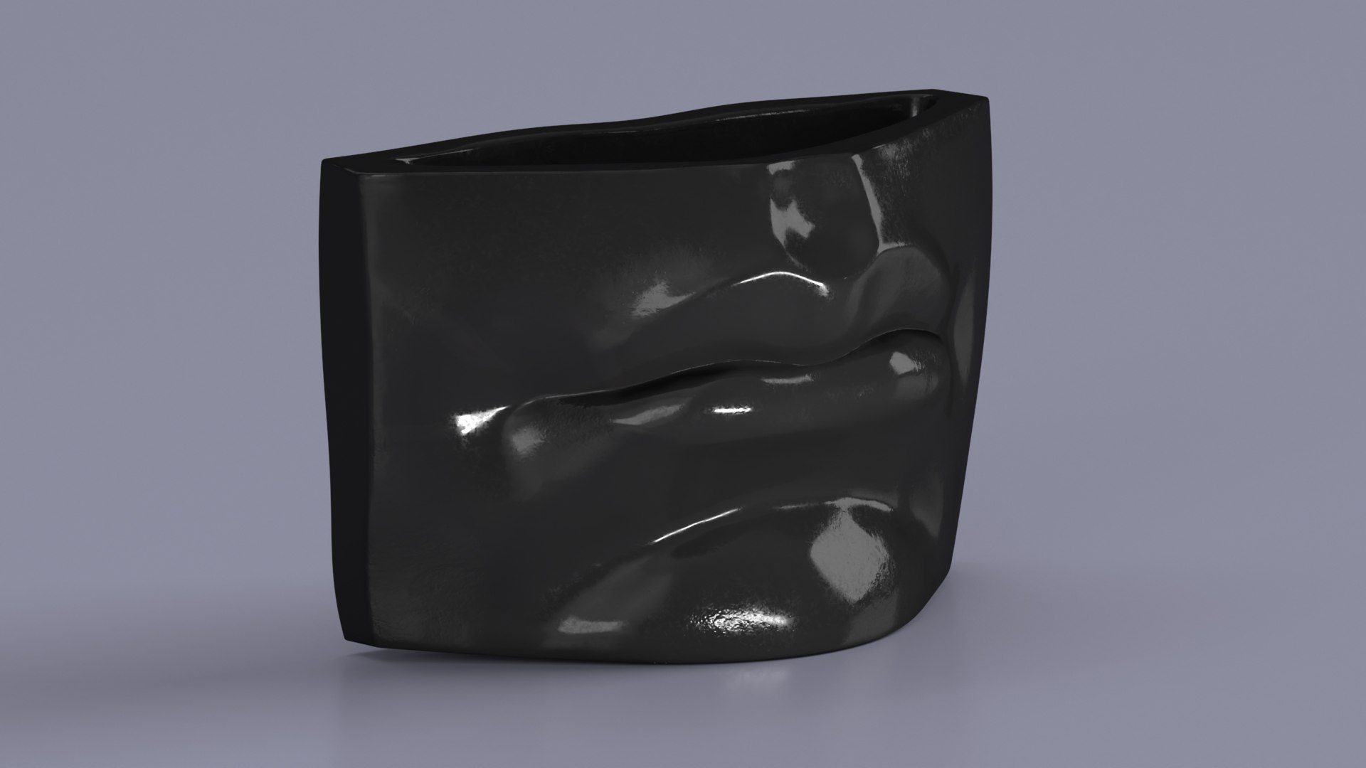 3D Michelangelo David Lips Decor Black - TurboSquid 2270245