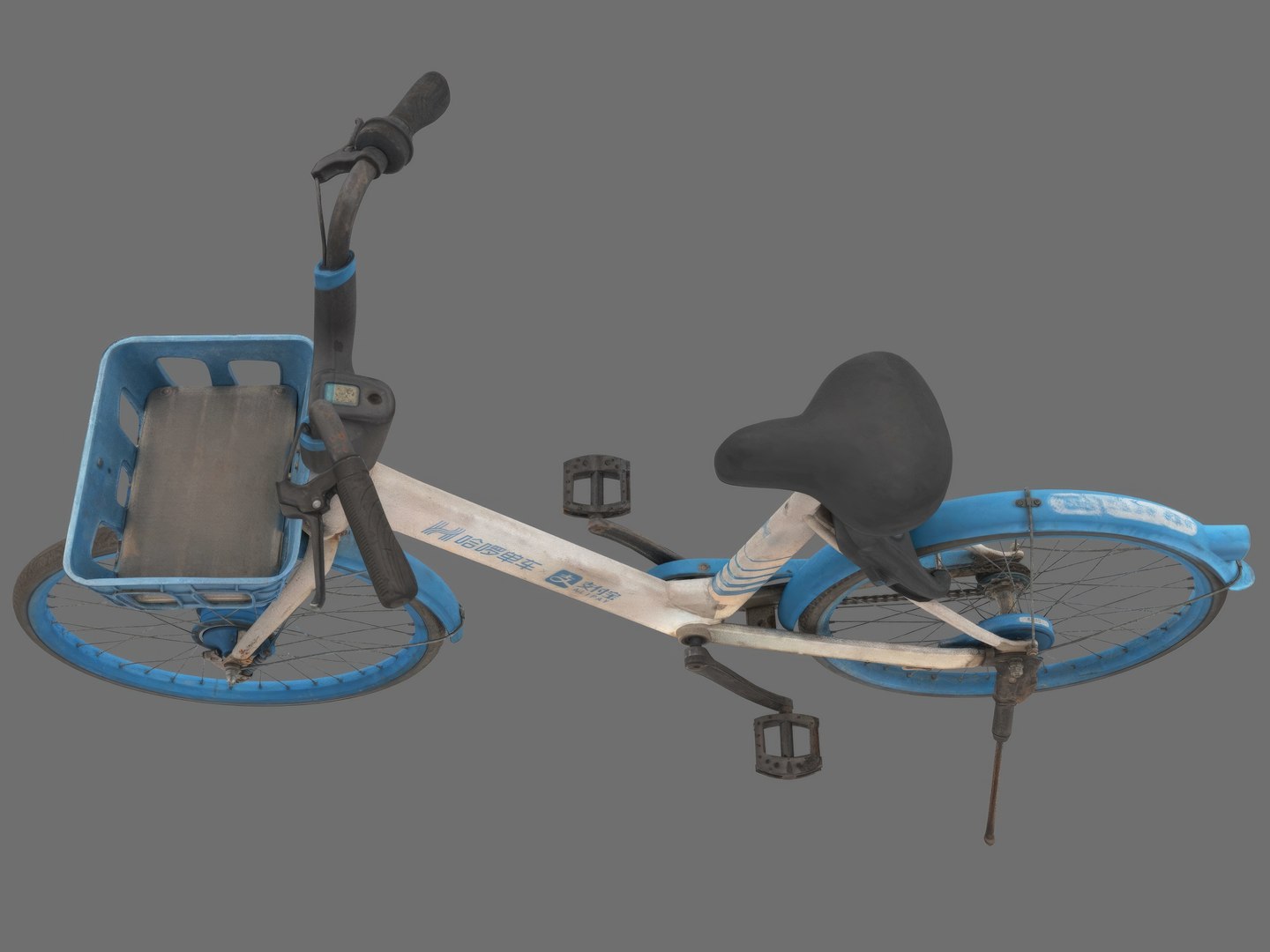 High-Poly Realistic 4K Hello Bikes Shared Bikes Bicycles 3D ...