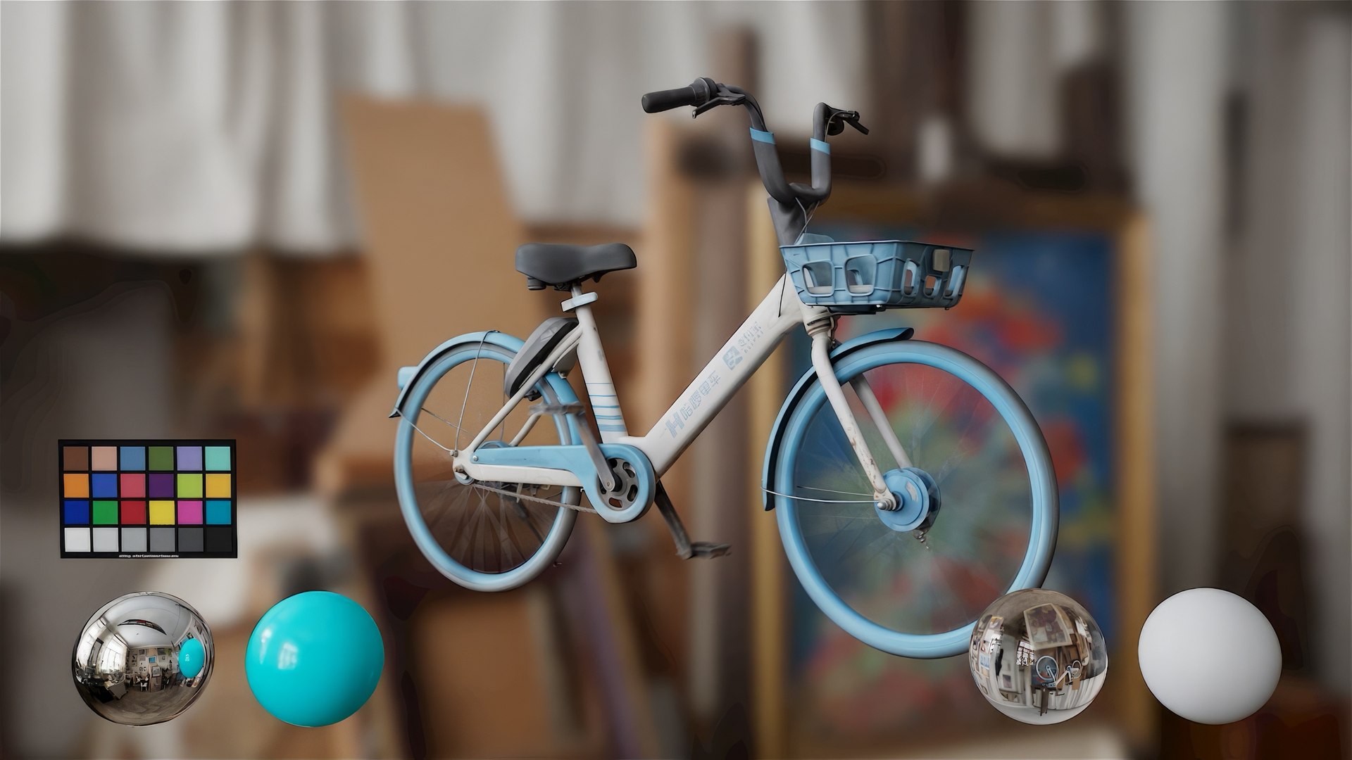 High-Poly Realistic 4K Hello Bikes Shared Bikes Bicycles 3D ...