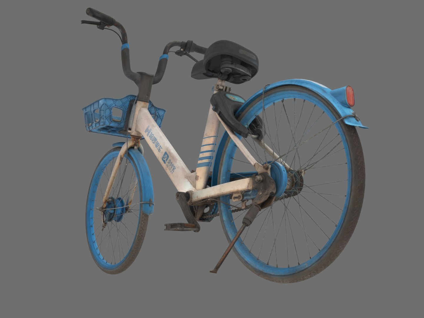 High-Poly Realistic 4K Hello Bikes Shared Bikes Bicycles 3D ...
