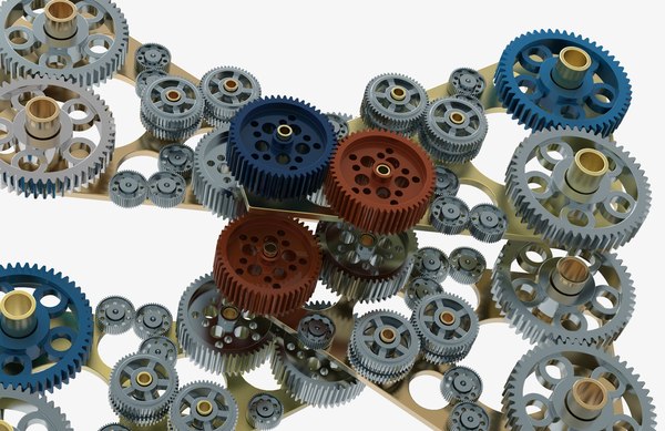 3D model gear mechanism v - TurboSquid 1250607