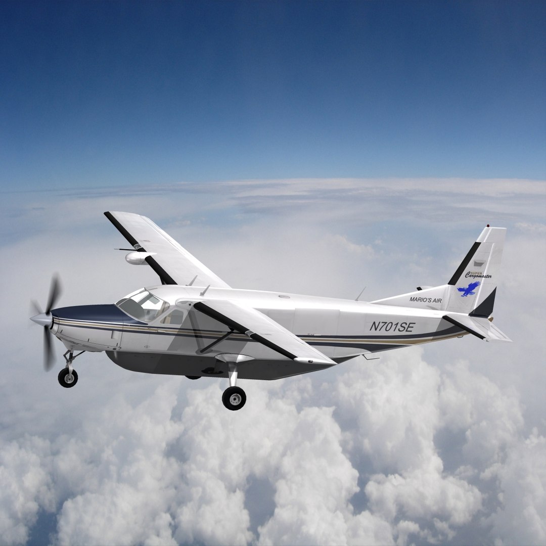 Cessna 208 Cargo Super 3d Max