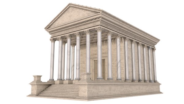 Ancient Greek sale Temple 3D model