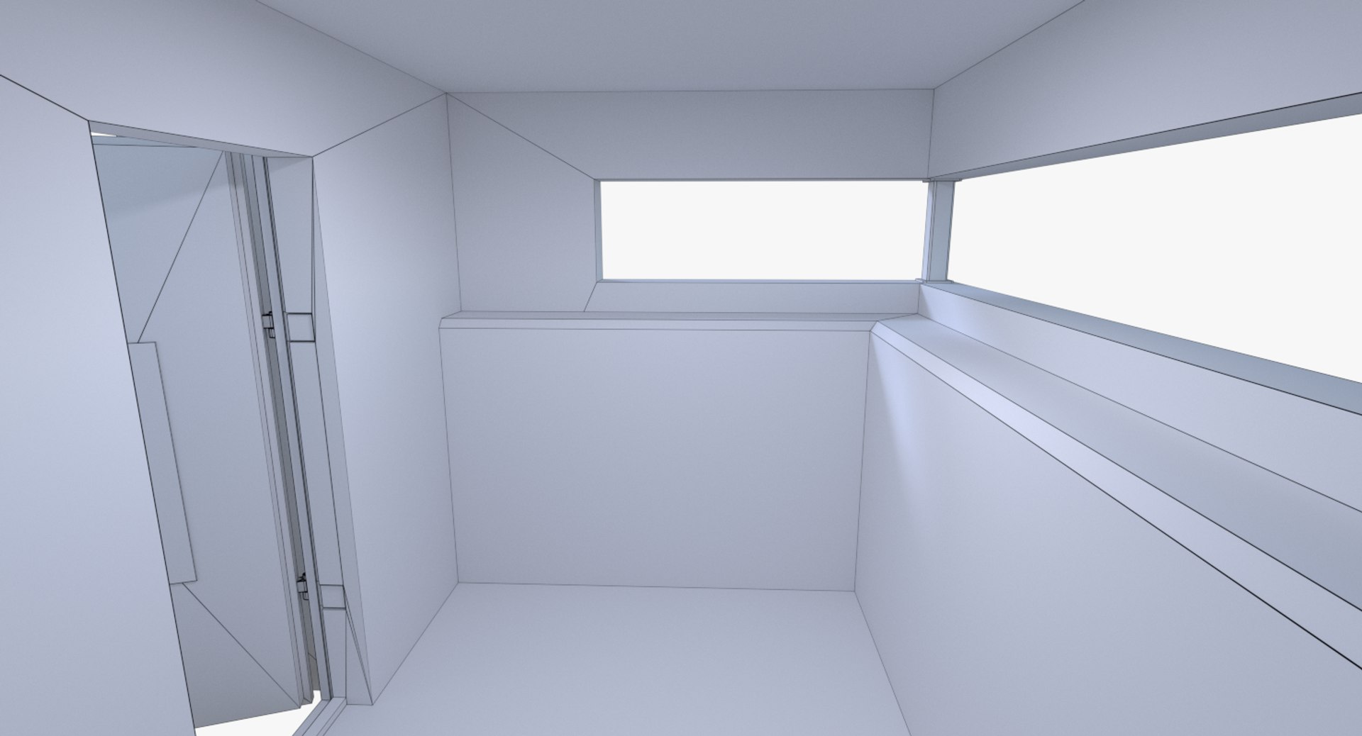Bunker Blender Post 3d Model