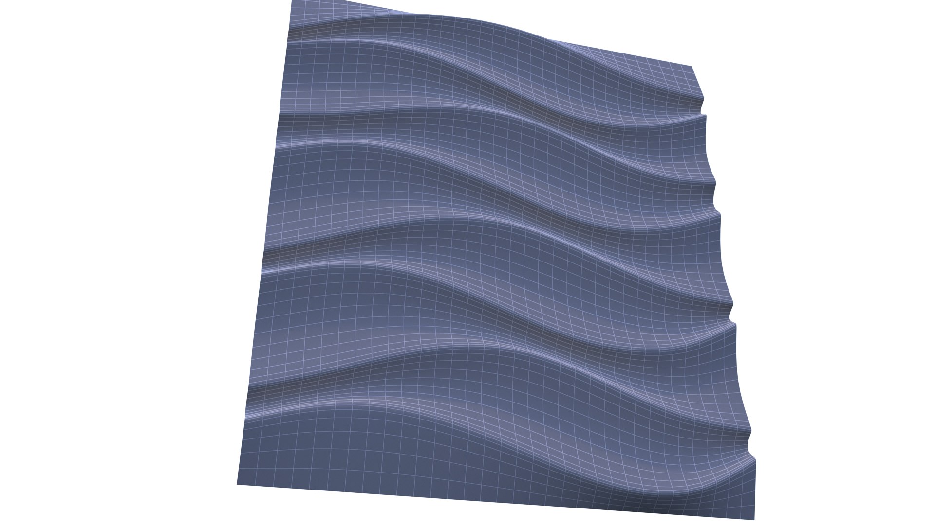 Panel Ripple Style 3D - TurboSquid 1528707