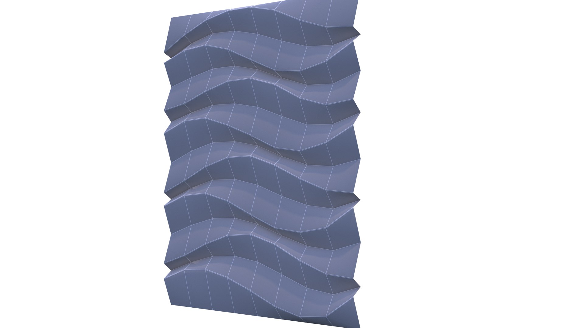 Panel Ripple Style 3D - TurboSquid 1528707