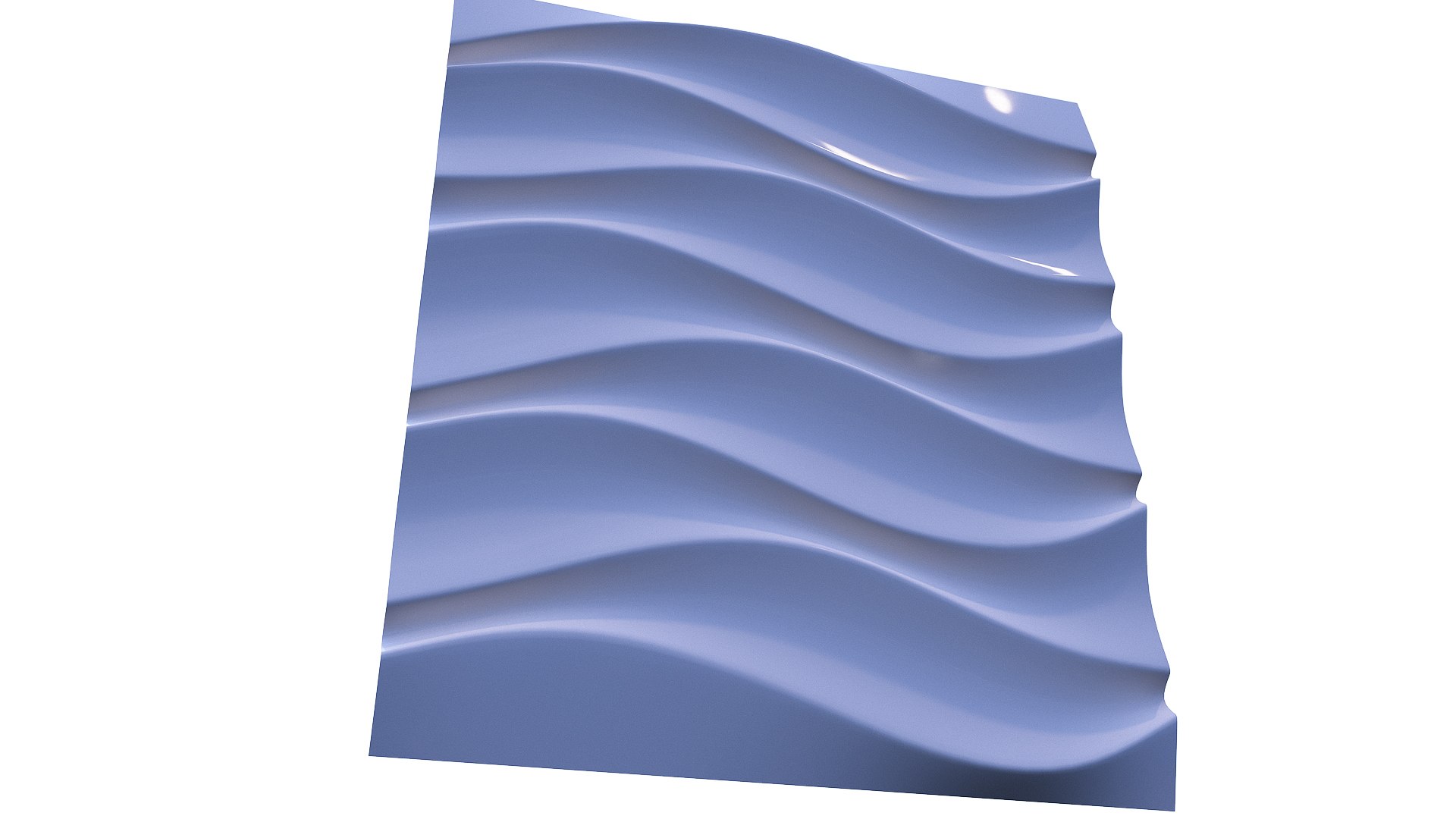 Panel Ripple Style 3D - TurboSquid 1528707