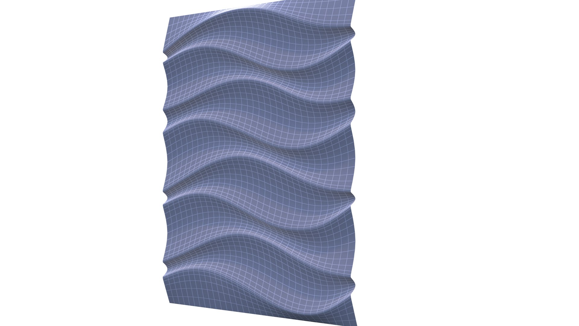 Panel Ripple Style 3D - TurboSquid 1528707