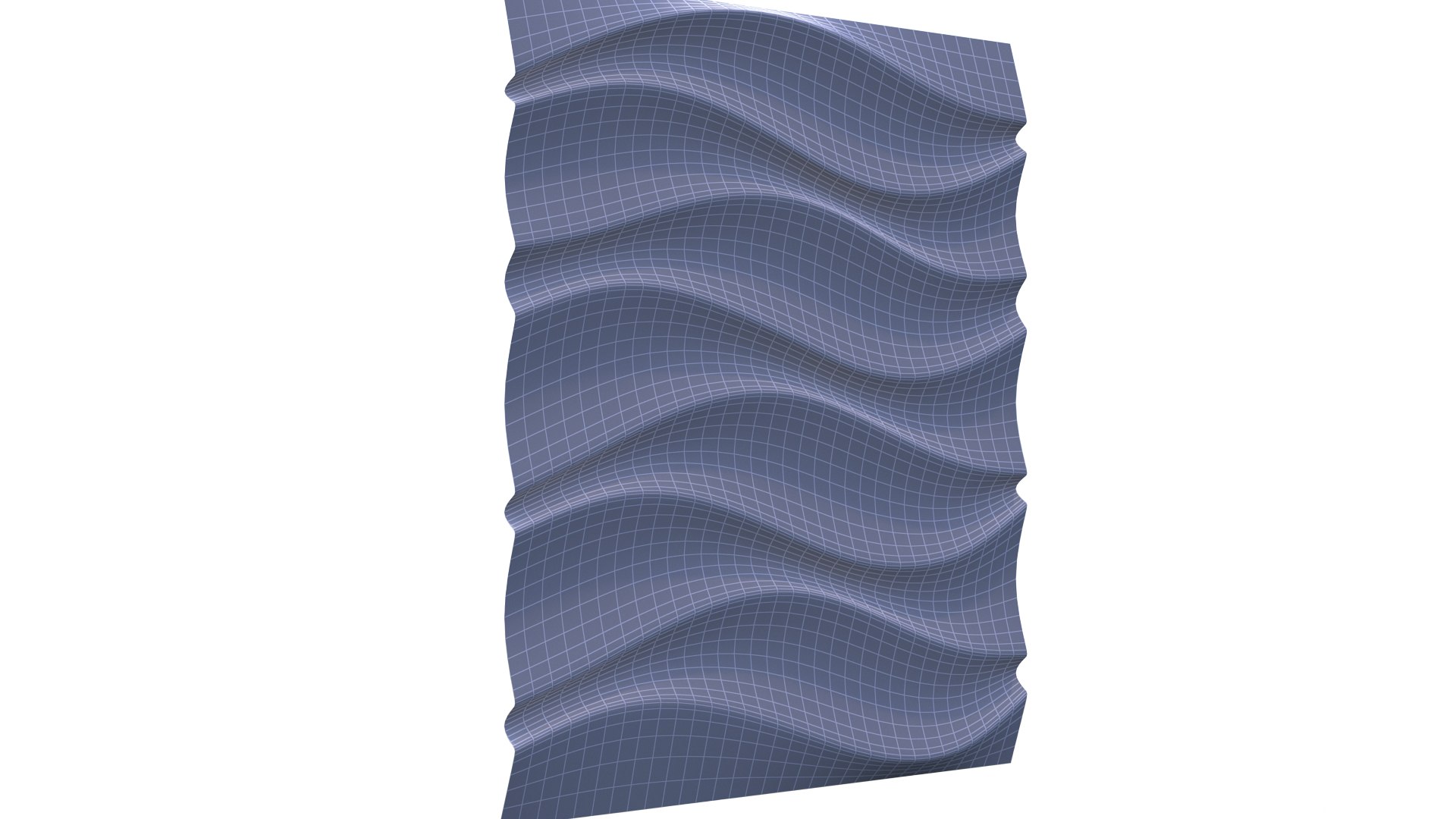 Panel Ripple Style 3D - TurboSquid 1528707