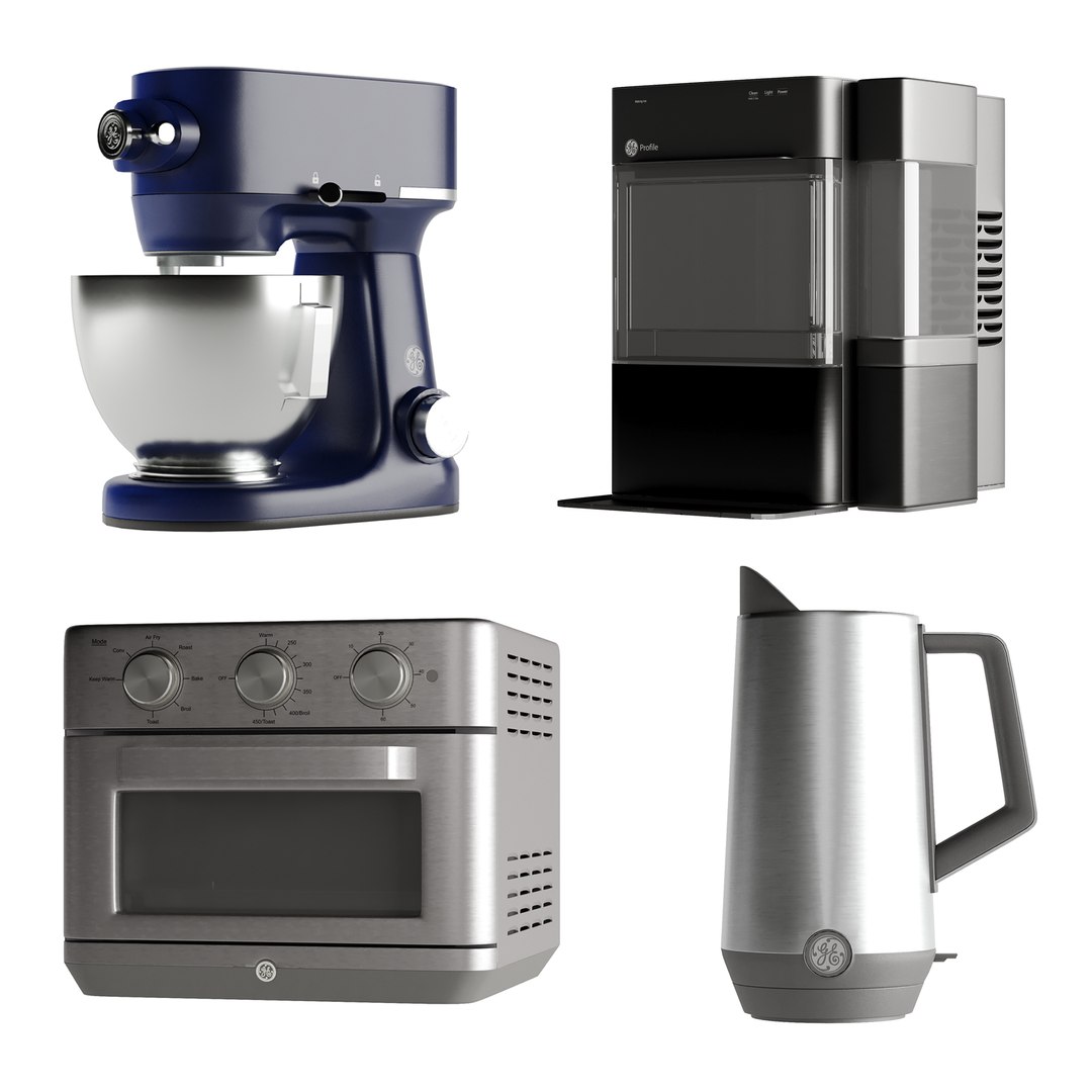 Ge Kitchen Appliance 2 3d Model Turbosquid 1989079