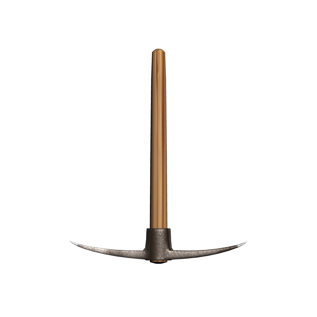 Pickaxe Tool 3D Model - TurboSquid 1658623