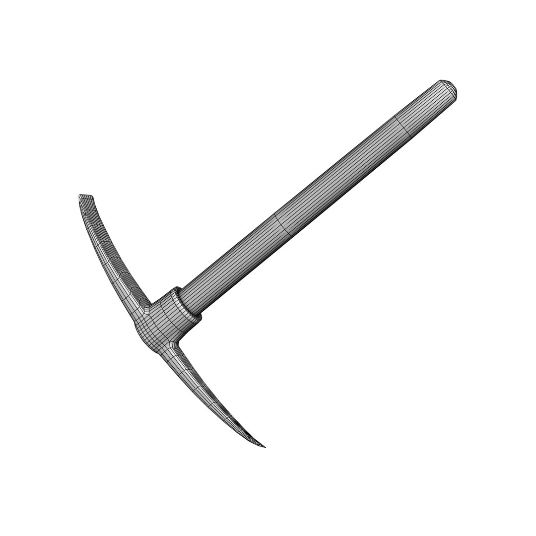 Pickaxe Tool 3D Model - TurboSquid 1658623