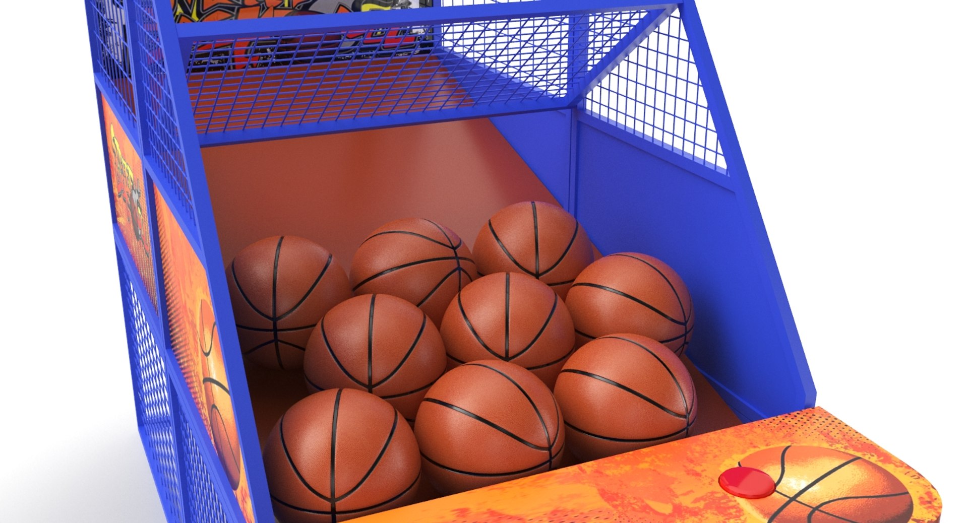Basketball Arcade Ball 3D Model - TurboSquid 1326055