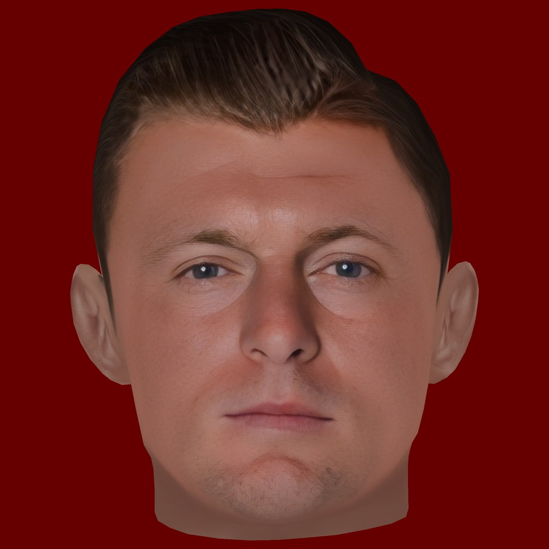 Toni Kroos Head - Low Poly Head For Game 3D Model - TurboSquid 2208434