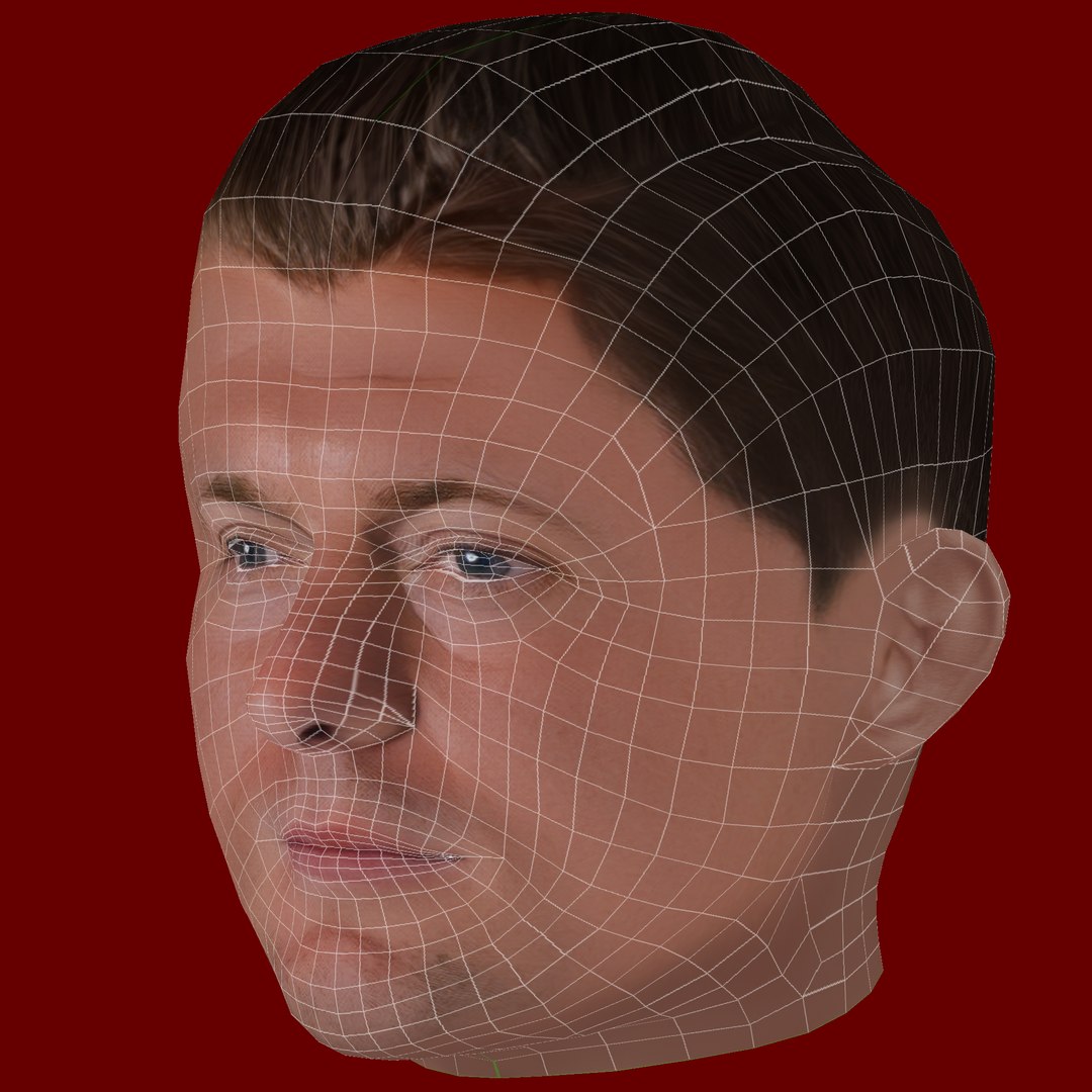 Toni Kroos Head - Low Poly Head For Game 3D Model - TurboSquid 2208434