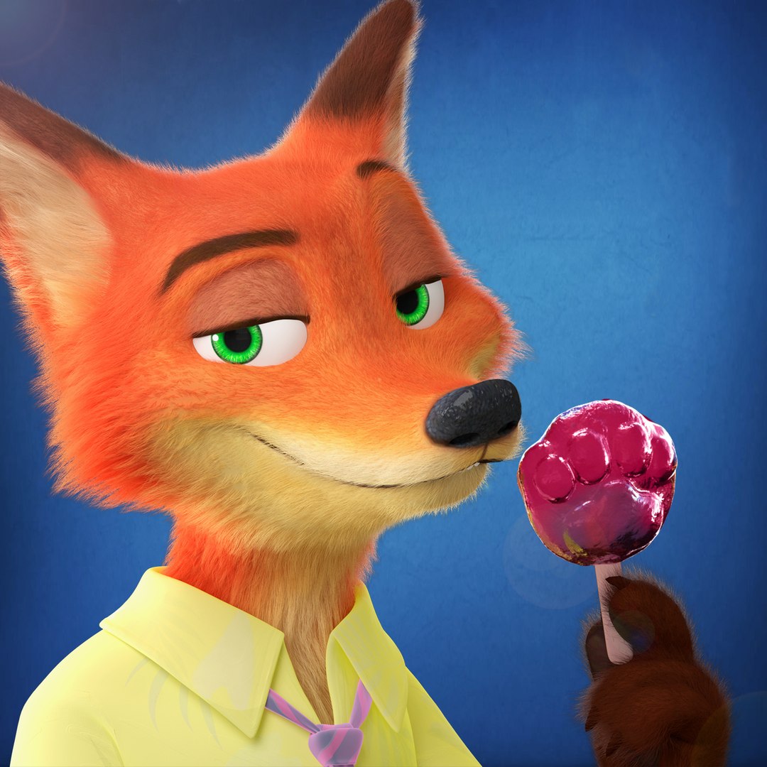 3d Fur Nick Model