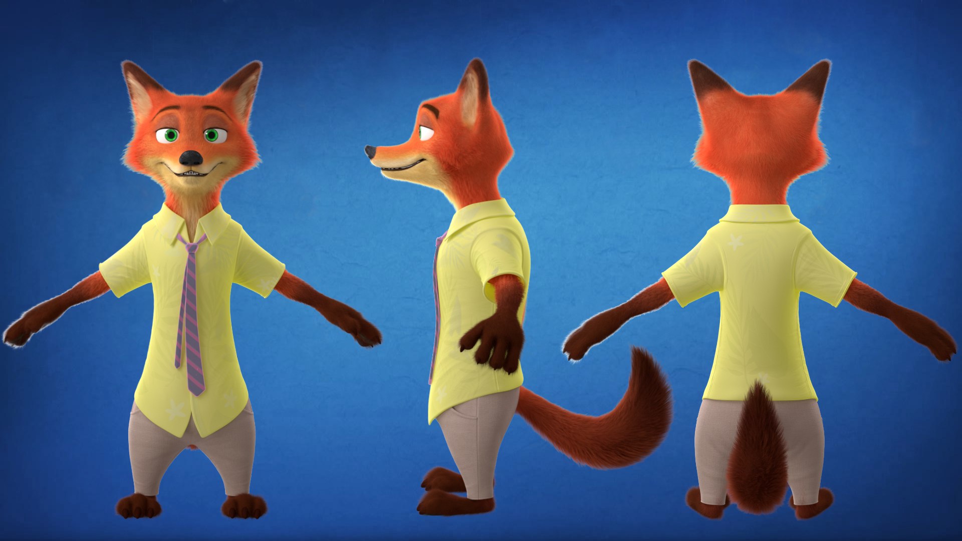 3d Fur Nick Model